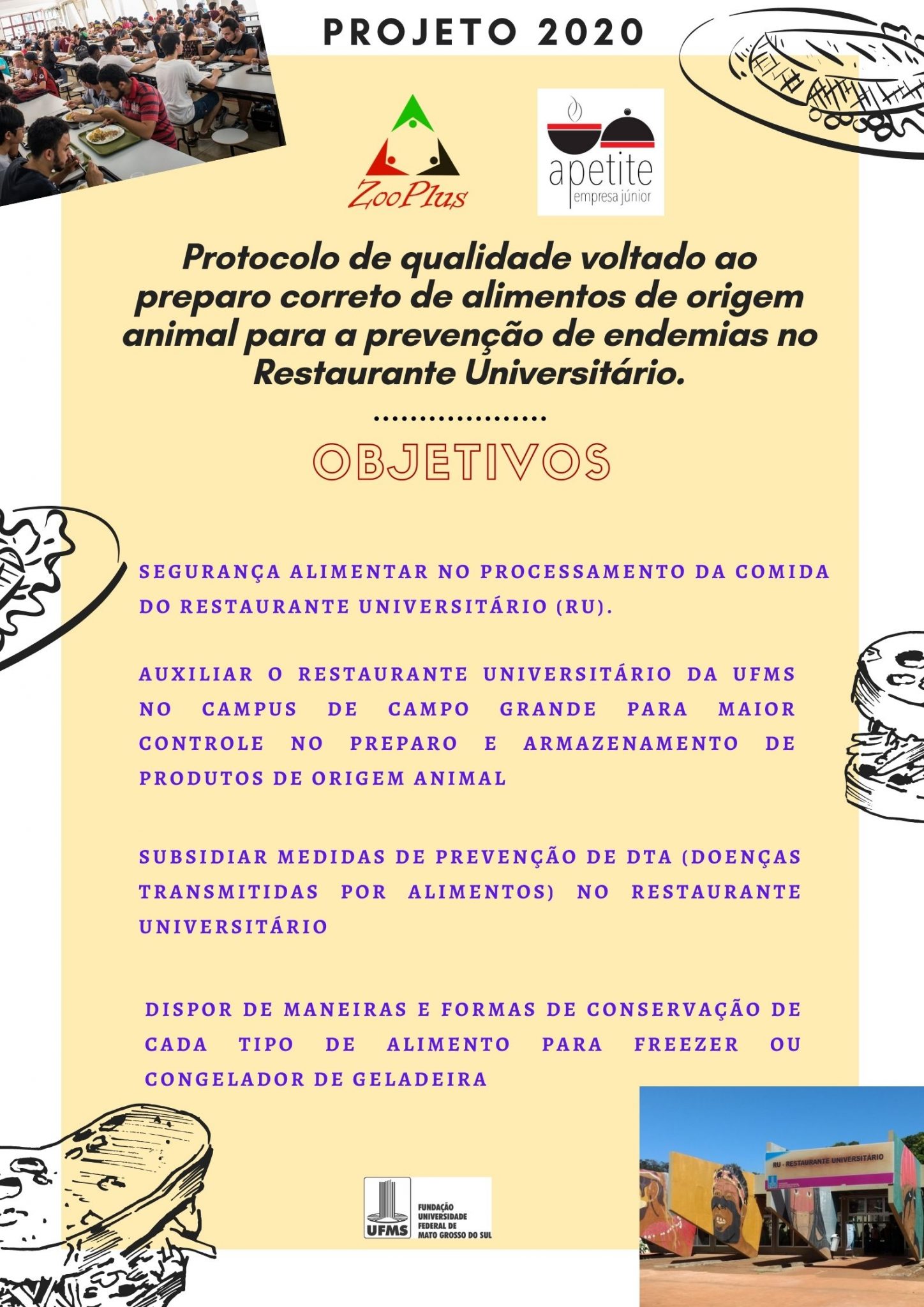 » Protocolo de qualidade no preparo dos alimentos do RU – UFMS